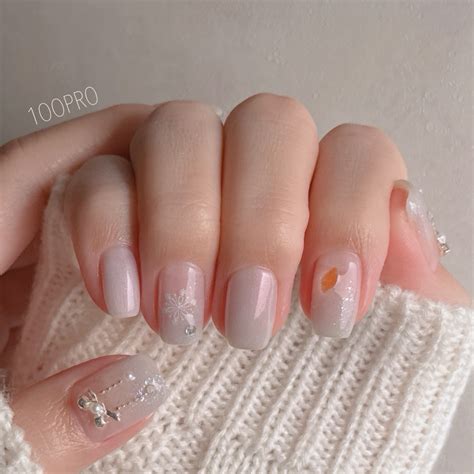 백프로네일 • 분당네일 • 판교네일 • 이달의아트 • 드릴케어수강 가을🍂 이벤트네일 오구아트 입니당🫣비회원1 백프로네일 이달의아트 가을네일 Instagram