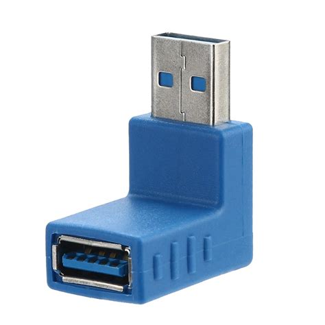 Newest Adapter Usb 30 A Male To Female Extension Cable 90 Degree Right