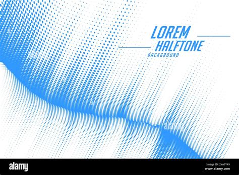 Abstract Half Tone Pattern Blue Background Design Vector Stock Vector Image And Art Alamy