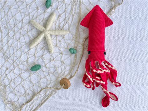 Squid Crochet Pattern Free Pattern Video Tutorial