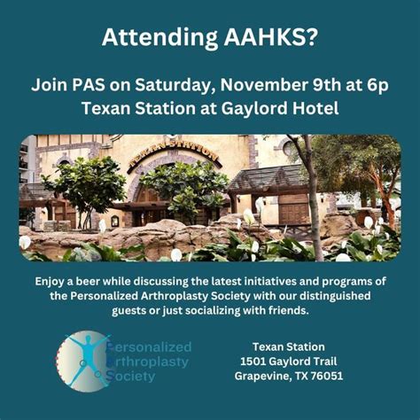 Personalized Arthroplasty Society On Linkedin Attending Aahks Meet The Pas Board Of Directors