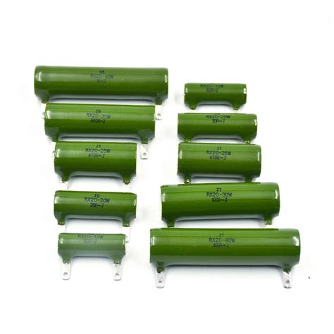 200w 50 Ohm 100 Ohm 200 Ohm Braking Resistors With Glazed Enamel