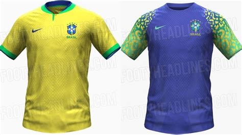 Vaza Suposto Uniforme 1 E 2 Da Seleção Brasileira Para A Copa Veja