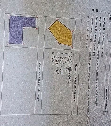 Name Grade Al Sectlon 1 Aetivity No 1 StudyX