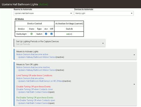 Room Lighting Bug Room Lighting Hubitat