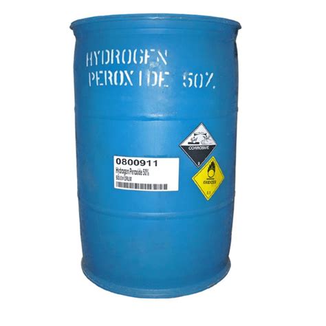 Hydrogen Peroxide Liquid Oxygen H2o2 50 55 Gallon Bulk Drum Growershouse