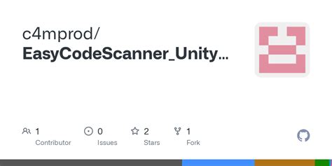 Github C4mprodeasycodescannerunity3d