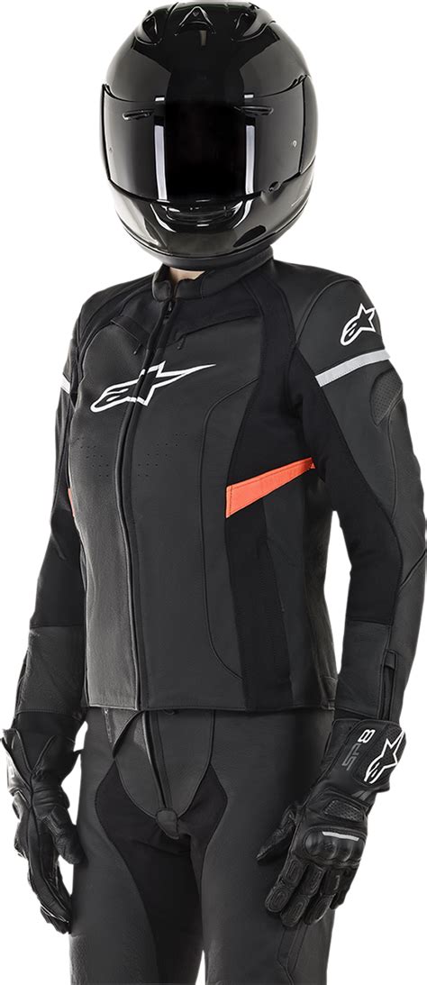 Alpinestars Stella Kira Leather Jacket Blackred Us 2 Eu 38 3112