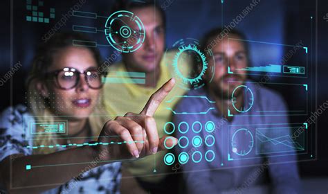 Computer Programmers Examining Data Stock Image F0216374 Science