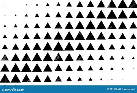 Triangles Halftone Vector Illustration Triangle Geometric Background