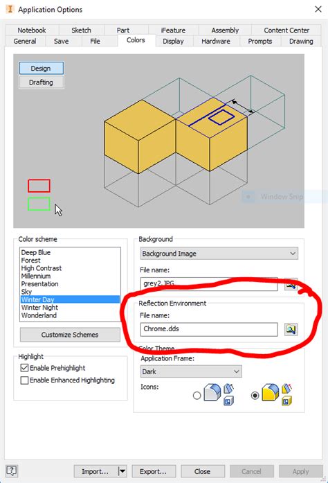 Solved Inventor 2019 Orange Background While Editing Parts Autodesk Community