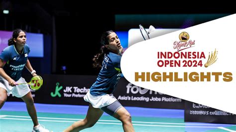 Watch BWF Indonesia Open Matsumoto Nagahara Vs Jolly Pullela