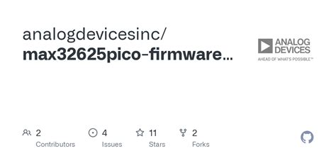 GitHub Analogdevicesinc Max Pico Firmware Images