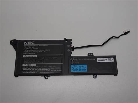 Yahooオークション Nec純正 バッテリー Pc Vp Bp120 3166mah 動作品