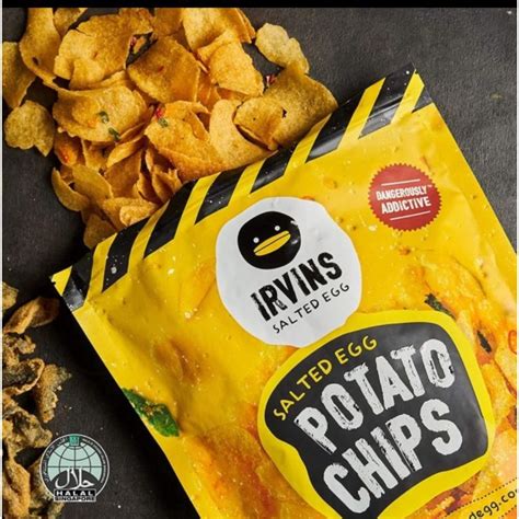 Jual Irvins Salted Egg Potato Chip 230 Gr Shopee Indonesia