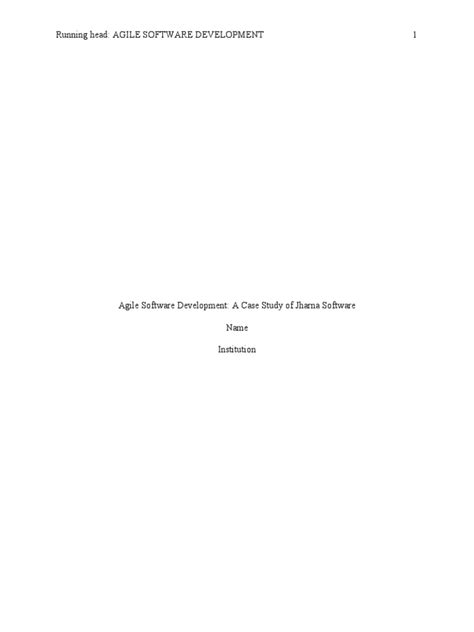 agile software development pdf agile software development software development process