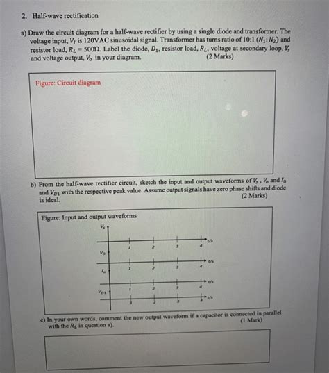 Draw The Circuit Diagram Of Full Wave Rectifier And Find Expression For Its Efficiency Circuit