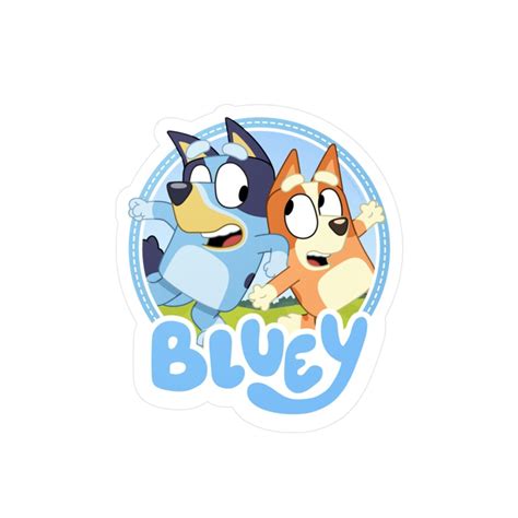 Bluey Bluey Stickers Vinyl Stickers Kiss Cut Etsy