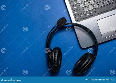 Top View Laptop Or Notebook Workspace Office Editorial Photo 57423529