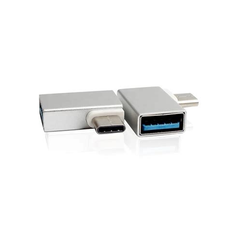 Otg Usb A Female To Usb C Male Converter Right Angle Usb Type C