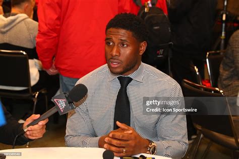 Nfl Network Analyst Reggie Bush Is Interviewed During The Super Bowl