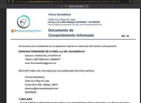 Formato De Consentimiento Informado En Salud Image To U