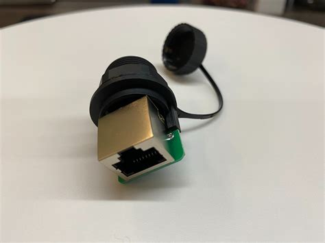 Conector Macho Estanco Exceedconn Rj45 Pcb Adaptador De Montaje En