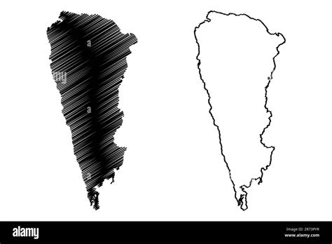 Lake Mainit Republic Of The Philippines Mindanao Map Vector