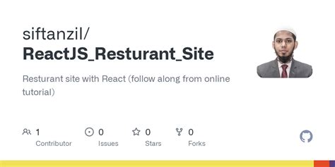 GitHub Siftanzil ReactJS Resturant Site Resturant Site With React