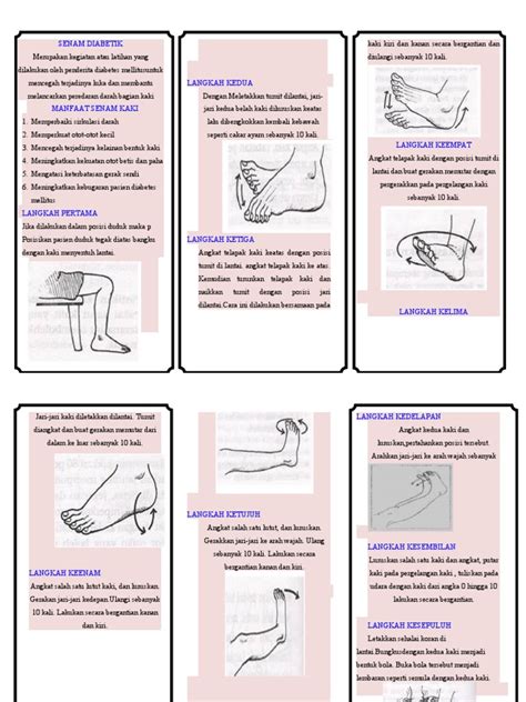 Leaflet Senam Kaki Diabetes Pdf