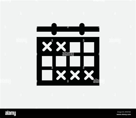 Icône Calendrier De Planification Des Rendez Vous Dates Marquées