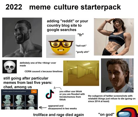 2022 Meme Culture Starterpack Starterpacks