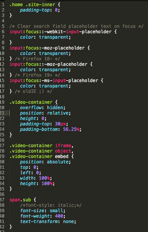 How To Format Css Per Wordpress Coding Standards Using Csscomb In