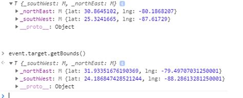 Leaflet Bounds From GetBounds Are Changed After Rendering Geographic Information Systems