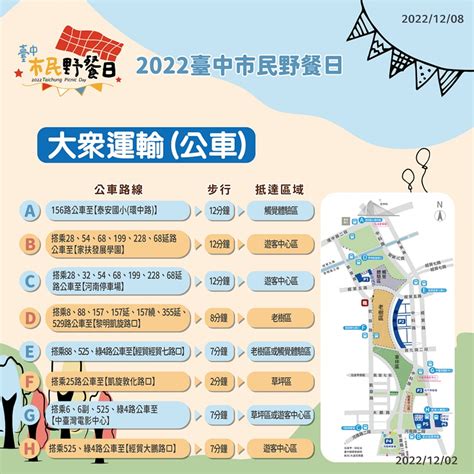 【台中市民野餐日】免費參加！活動地圖中央公園停車資訊一起看 Cp值