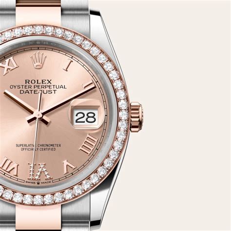 Rolex Datejust 36 Everose Rolesor Combination Of Oystersteel And