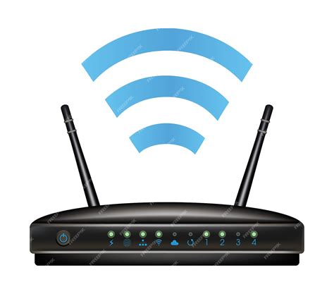 Premium Vector Wireless Ethernet Modem Router