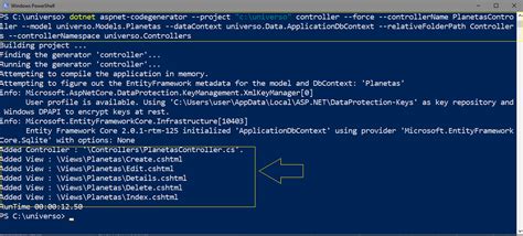 Asp Net Core Usando Os Recursos Do Scaffolding Na Linha De Comando