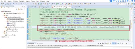 Freemarker五：freemarker基本语法：迭代list列表；迭代map；注：linkedhashmap可以保证map是有序的