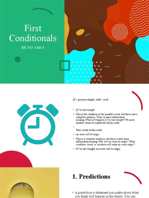 first conditionals unit 4 pdf luck verb