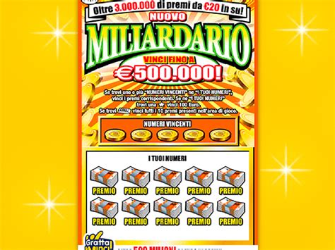Gratta E Vinci Con 5 Euro Ne Vince 500mila Il Gallo