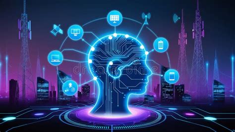 Conceptual Illustration Of Artificial Intelligence AI In Modern