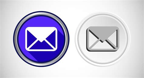 Envelope Email Icon Rounded Button Design Illustration 46700222 Vector Art At Vecteezy