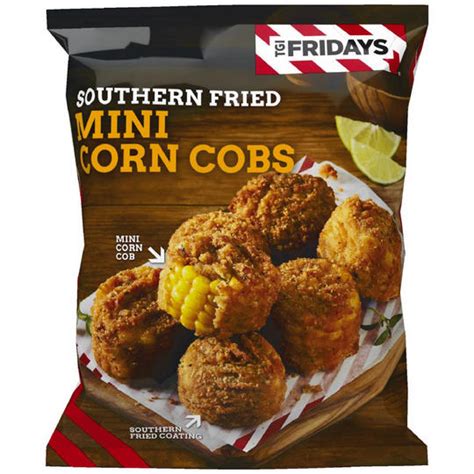 Tgi Fridays Southern Fried Mini Corn Cobs 400g Iceland Foods