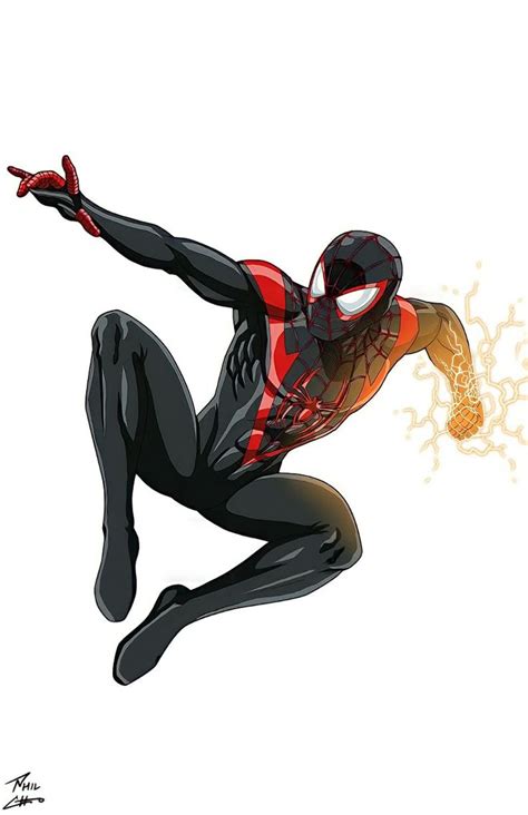 Spider Man Miles Morales Commission Phil Cho Miles Morales Desenhos De Super Herois Herois