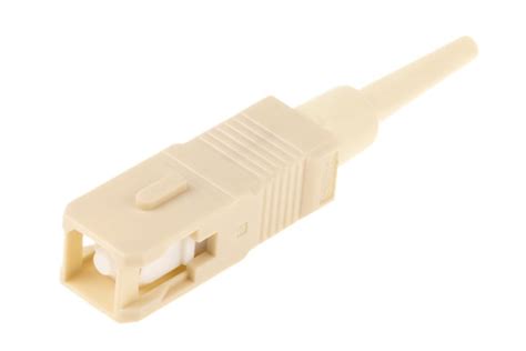 RS PRO SC APC UPC Multimode Simplex Fibre Optic Connector 127μm Fibre Size 0 3dB Insertion