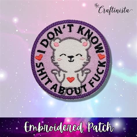 Funny Iron On Patch Etsy