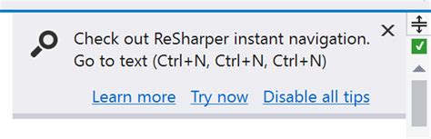 How Do I Turn Off ReSharper S Visual Studio Notifications I M Using VS2019 ReSharper Support