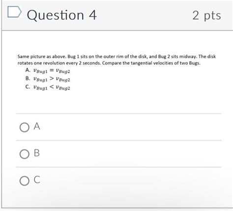 solved question 2 2pts what is the correct vector to