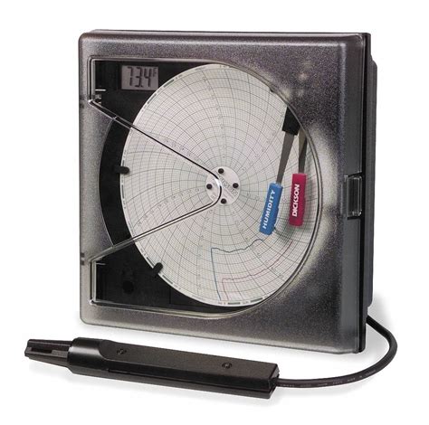 Circular Chart Recorder Temperature Relative Humidity 1 Or 7 Grainger